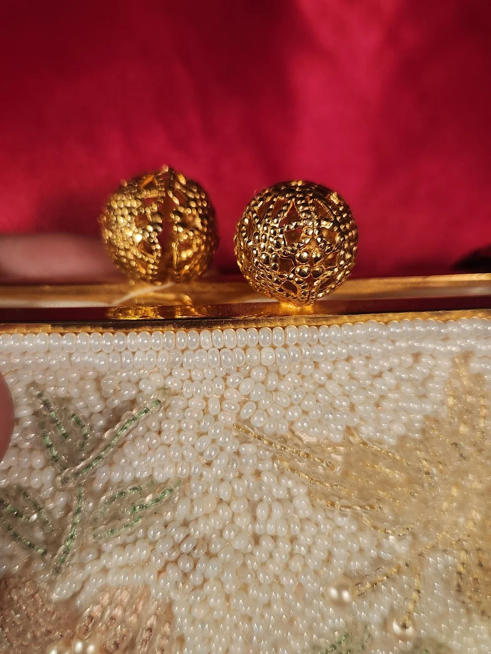 Bags | Beaded Antique Mini Bag Coin Purse | Poshmark
